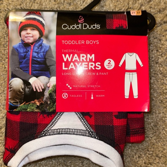 Cuddl Duds | Pajamas | Cuddle Duds Thermal Layers Buffalo Plaid Pattern ...
